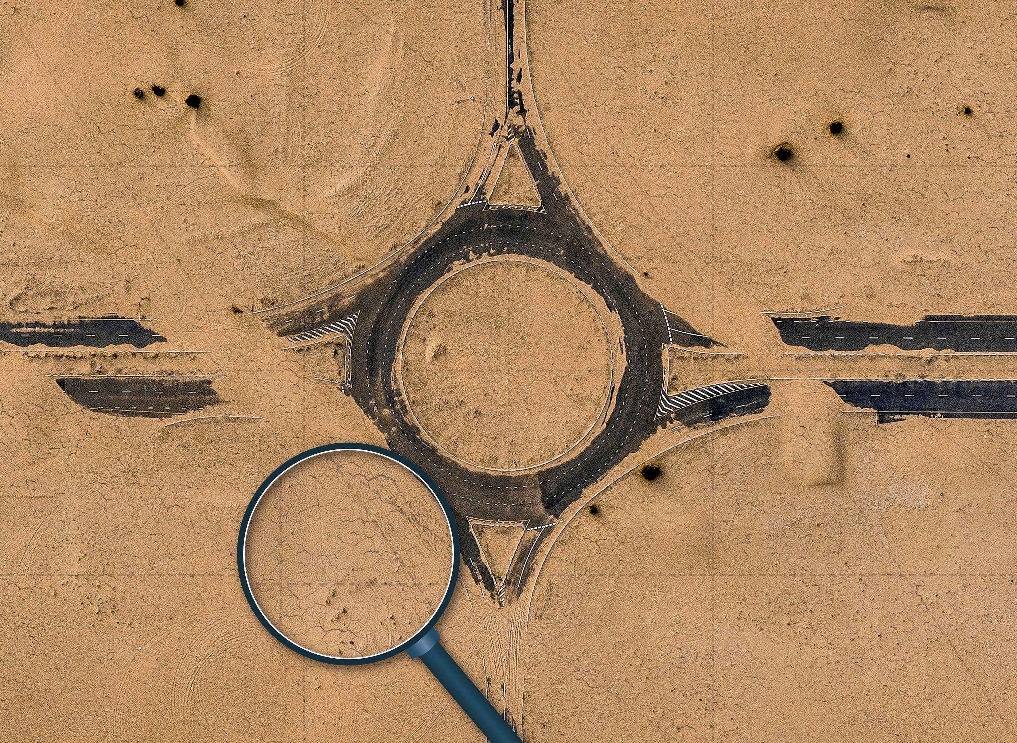 Old road playmat (60"x44" W40k) – Warmatz